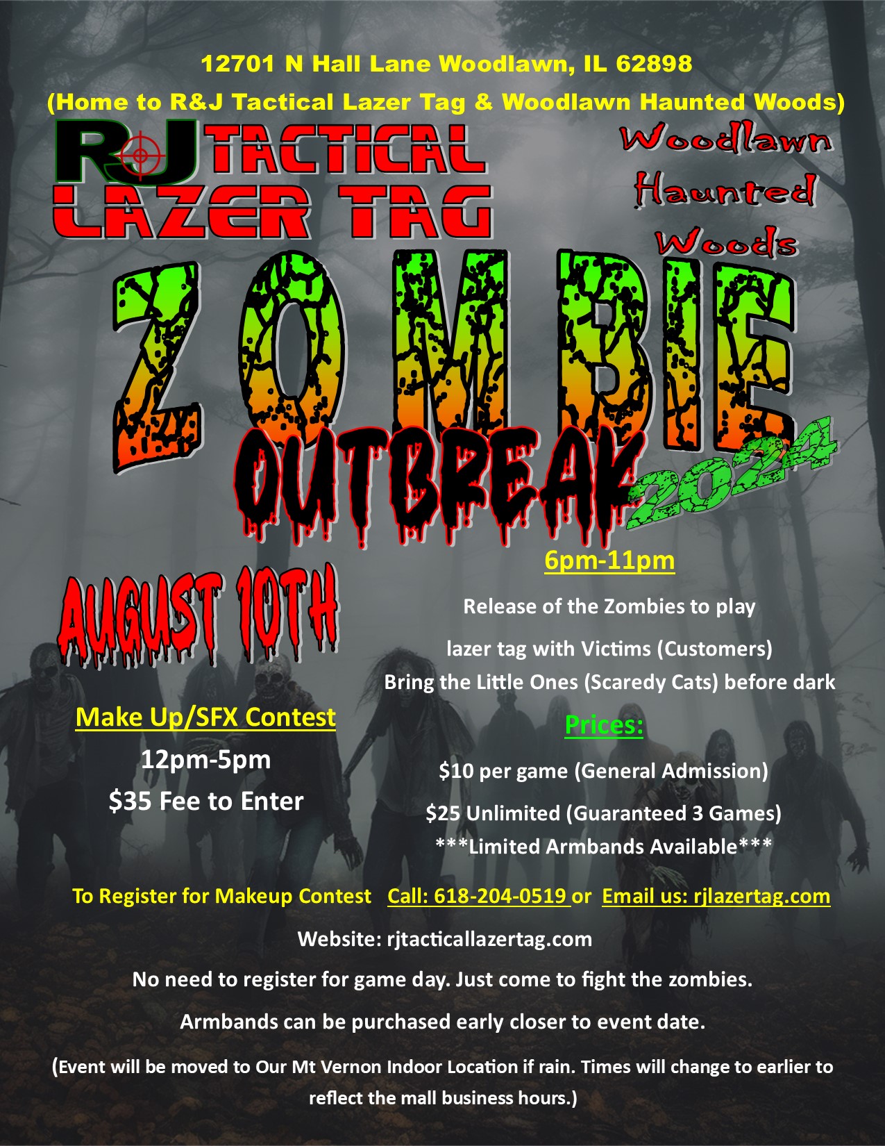 Zombie Outbreak – R&J Tactical Lazer Tag LLC